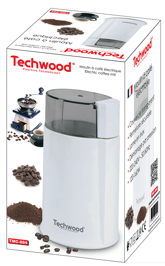 Techwood TMC-884 Mlin za kafu - Halabrin Decibel
